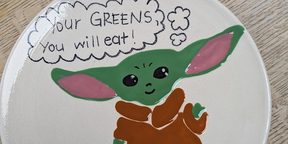 May the 4th Baby Yoda Plate Class - Long X Arts Foundation